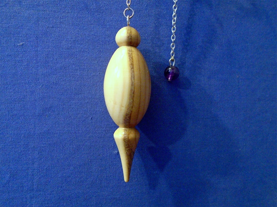 Handmade Wooden Dowsing Pendulum *polaris* Use For: Healing, Allergy ...