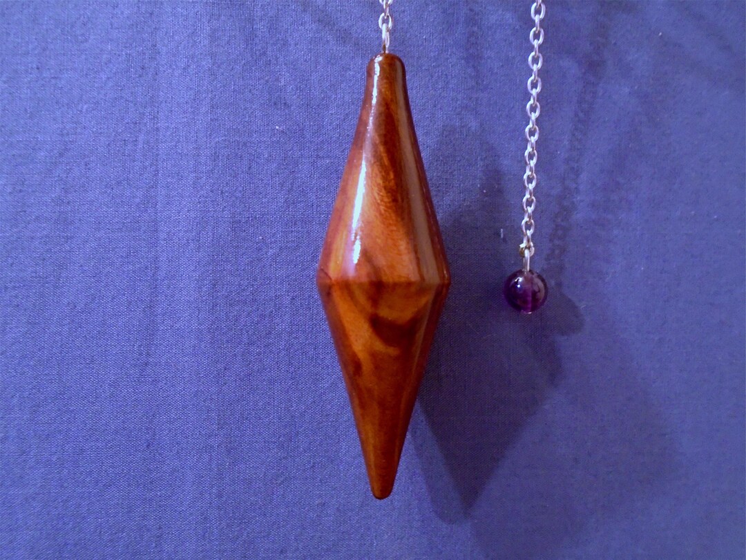 Handmade Wooden Dowsing Pendulum *vega* Use For: Healing, Allergy ...