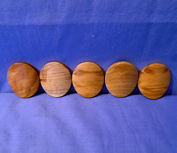 Handmade Wooden round Hairslide With a Nickel Plated Spring | Etsy