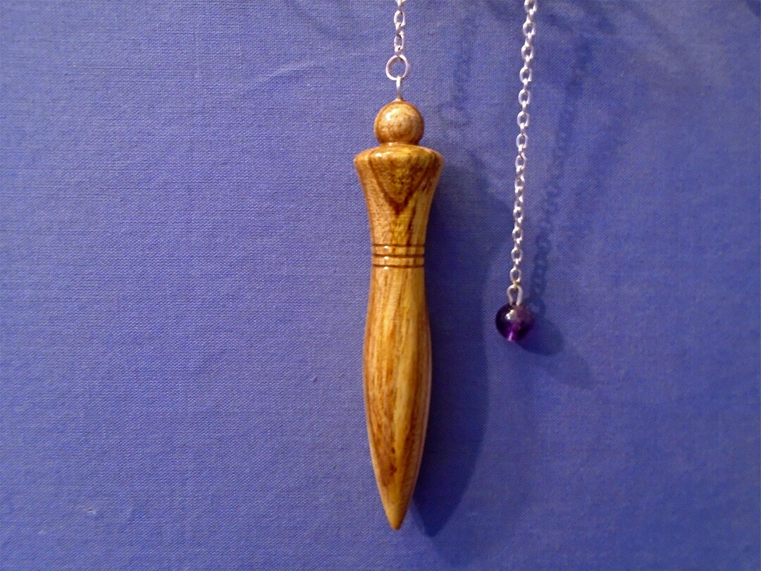 Handmade Wooden Dowsing Pendulum *sirius* Use For: Healing, Allergy ...