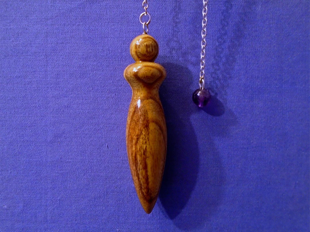Handmade Wooden Dowsing Pendulum earth Mother Use For: Healing, Allergy ...