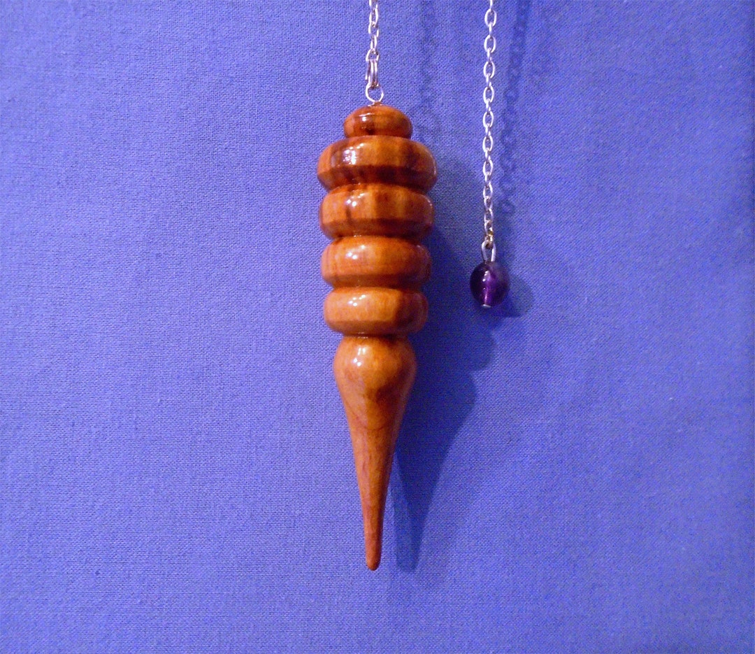 Handmade Wooden Dowsing Pendulum *jupiter* Use For: Healing, Allergy ...