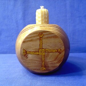 Choice Of: Handmade & Hand-painted Wooden Candle Holder OR Tealight ...