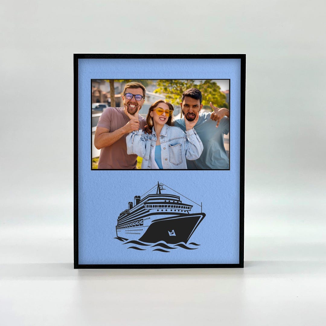 Custom 4x6 Cruise Ship Photo Frame Ideal for Memorable Vacations ...