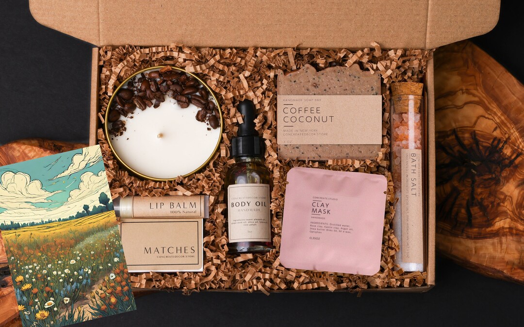 Bath & Beauty Box, Spa Gift Set for Her, Gift Box for Woman, Spa Kit ...