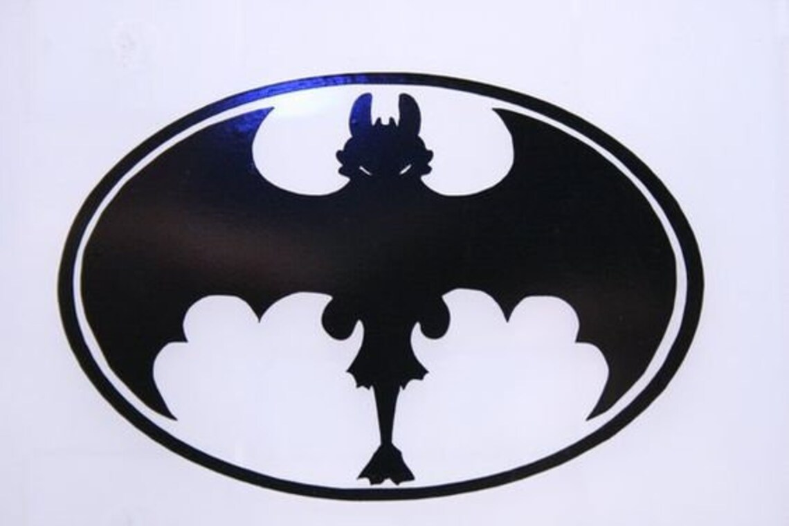 Toothless Inspired Vinyl Decals | Etsy