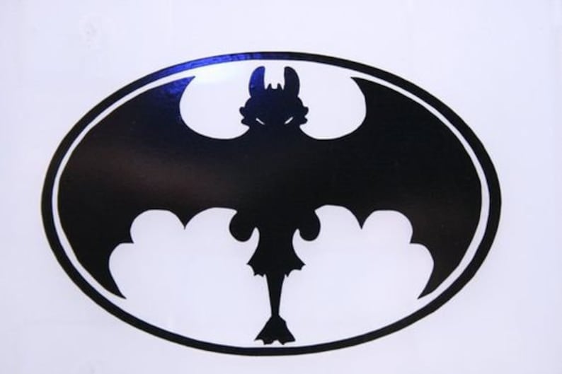 Toothless Inspired Vinyl Decals | Etsy