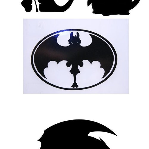 Toothless Inspired Vinyl Decals - Etsy