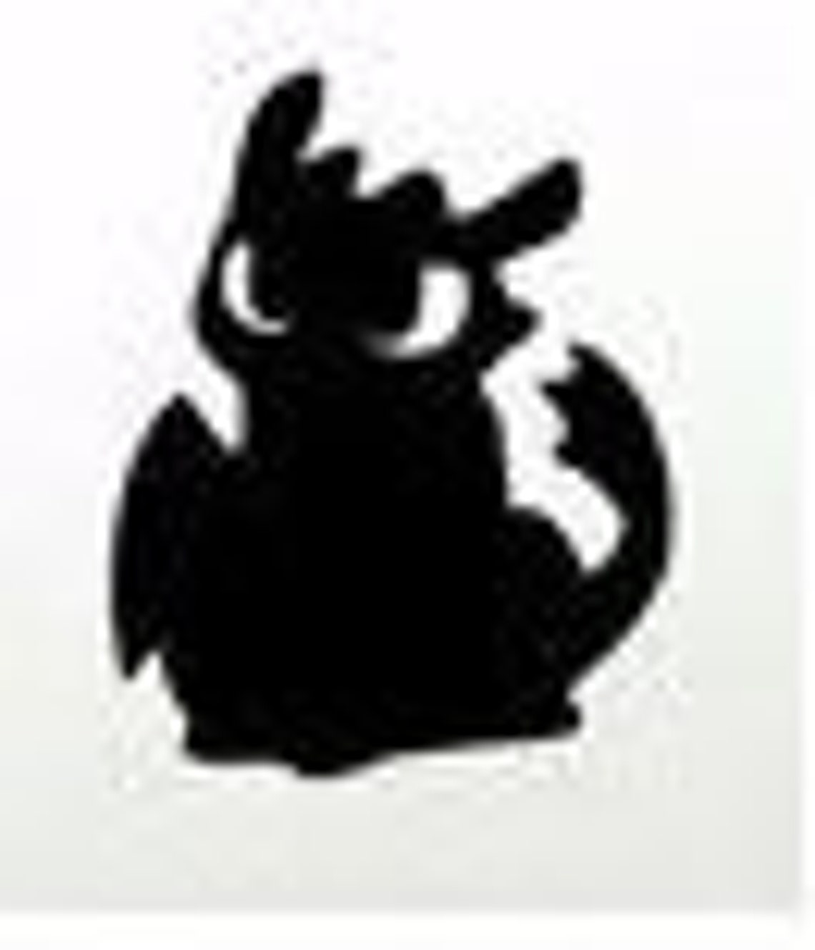 Toothless Inspired Vinyl Decals | Etsy