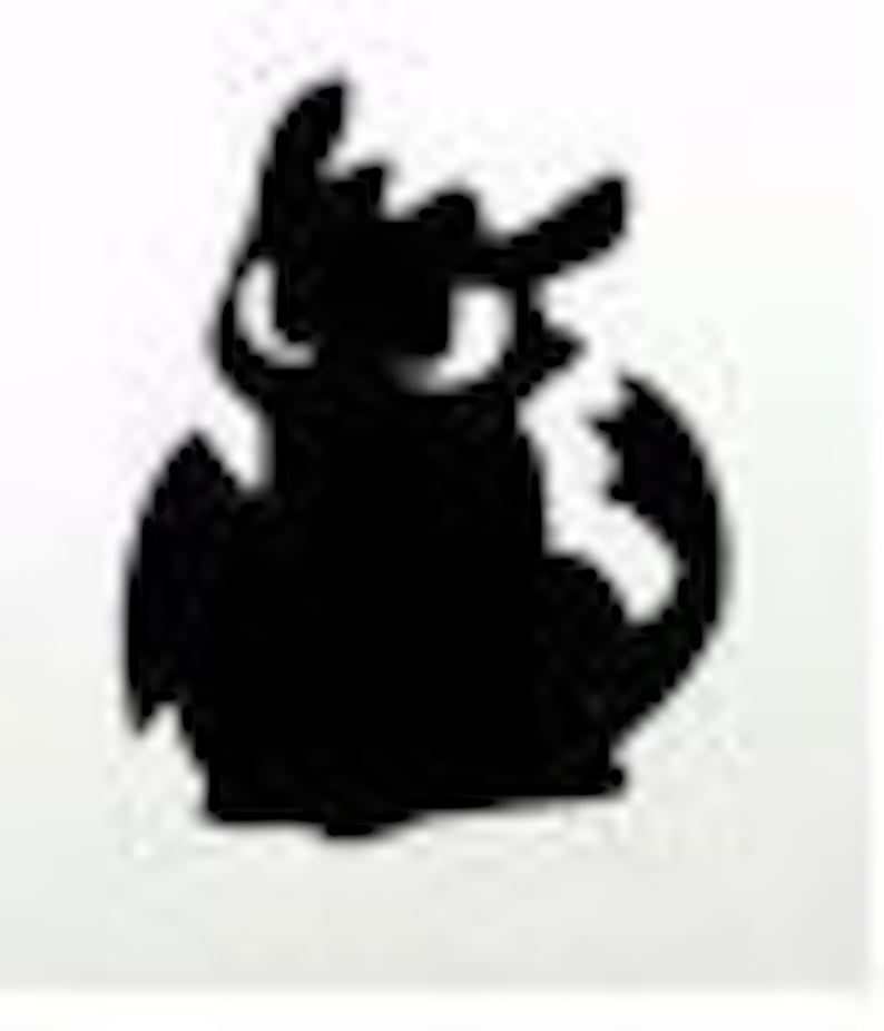 Toothless Inspired Vinyl Decals | Etsy