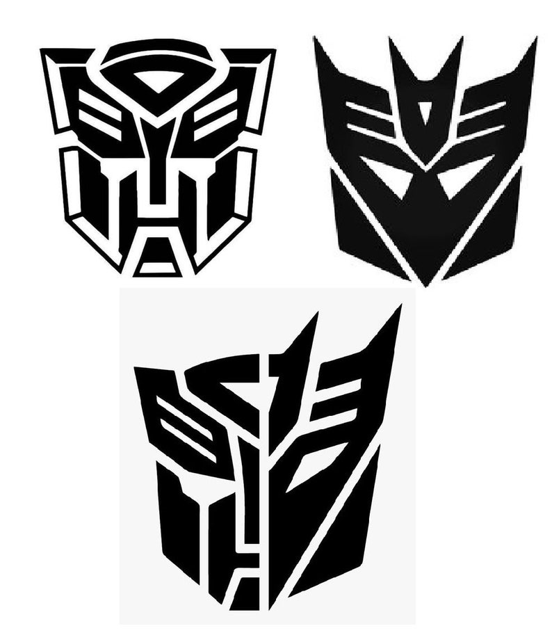 Transformers Inspired Vinyl Decals - Etsy Canada