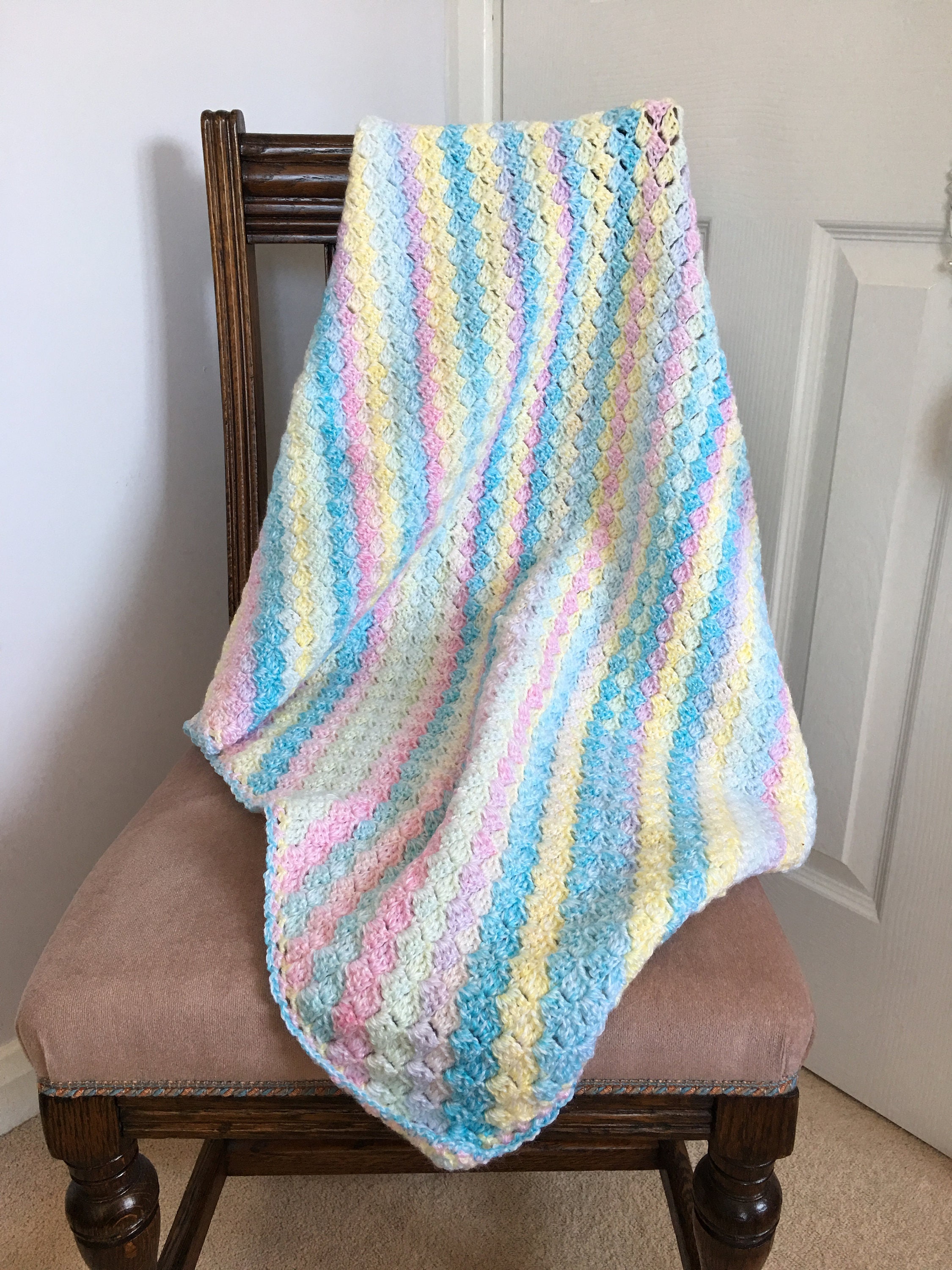 Marie Handmade Crochet Blanket - Etsy