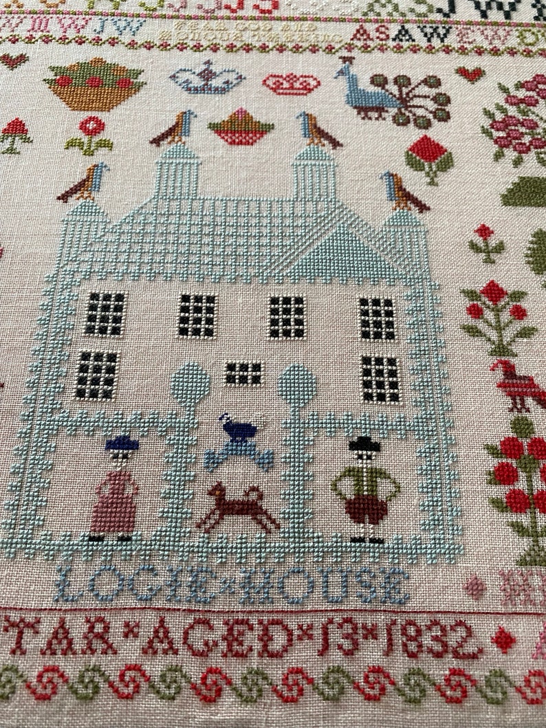 Ann Soutar 1832 A Reproduction Antique Sampler Pattern - Etsy