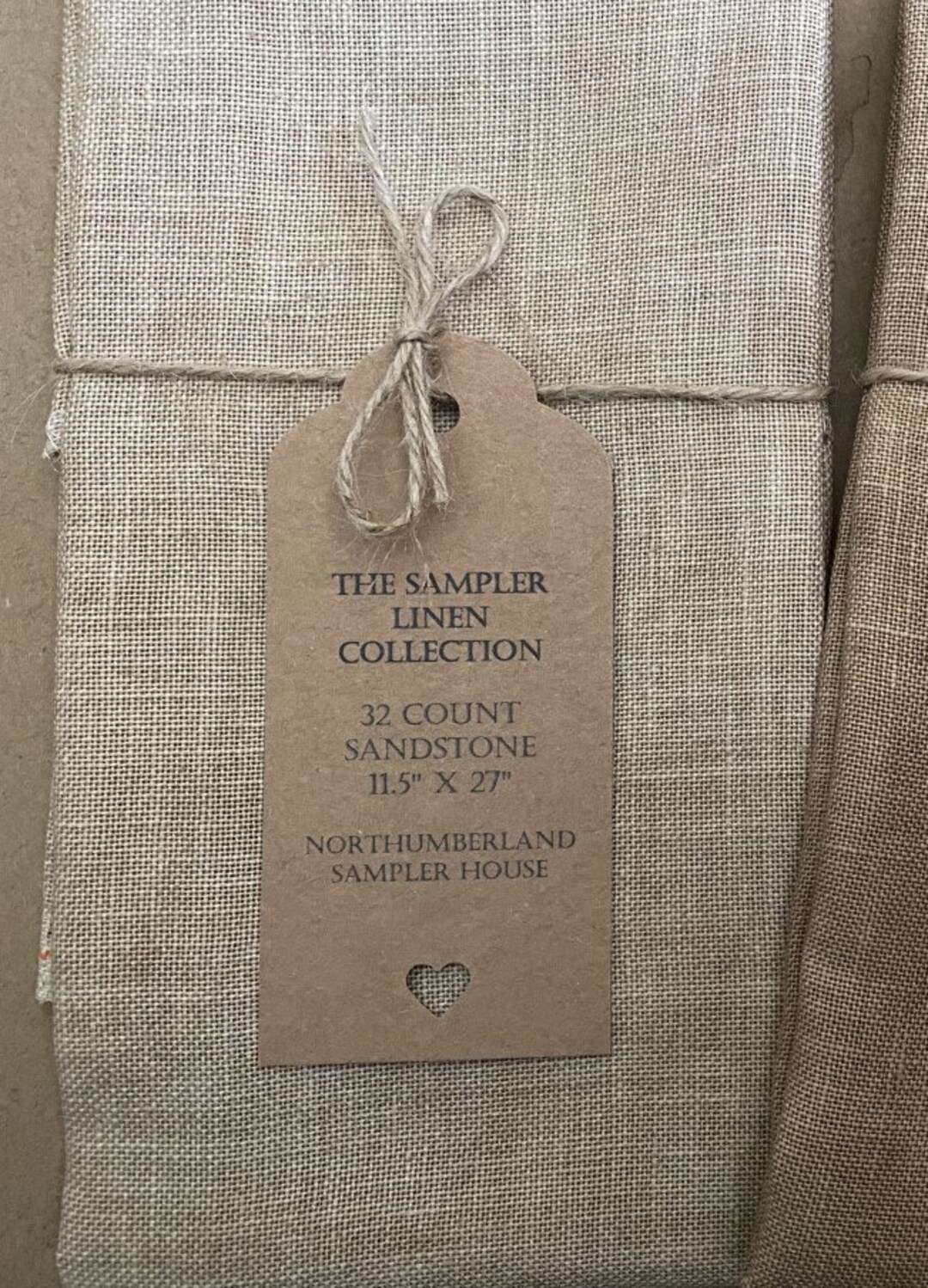 Hand Dyed 'sandstone' Zweigart Linen - Etsy