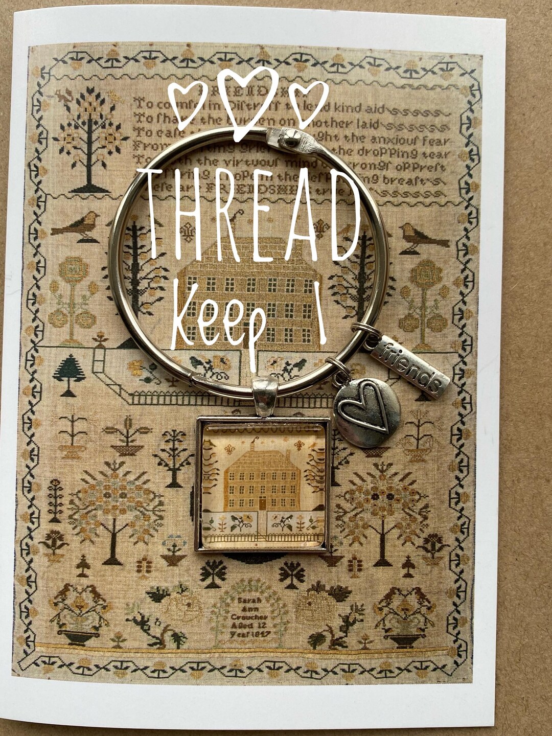 Sarah Ann Croucher 1847 Thread Keep - Etsy