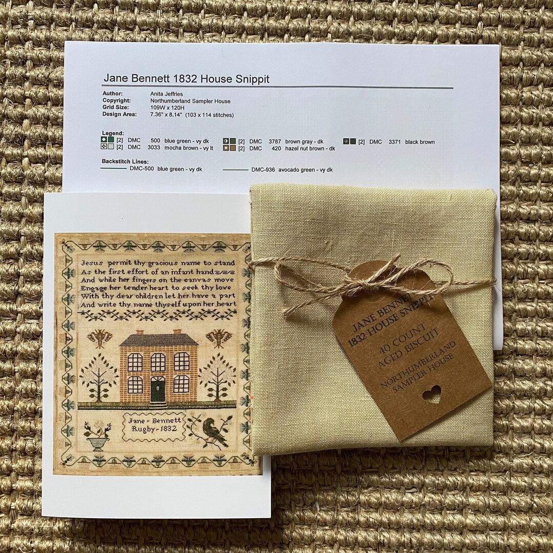 Jane Bennett 1832 House Snippit - Etsy