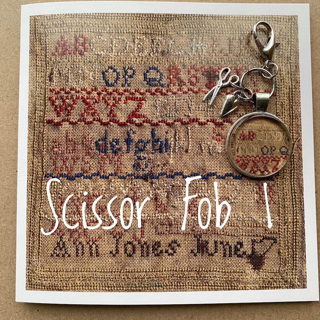 Ann Jones June 17 Scissor Fob - Etsy