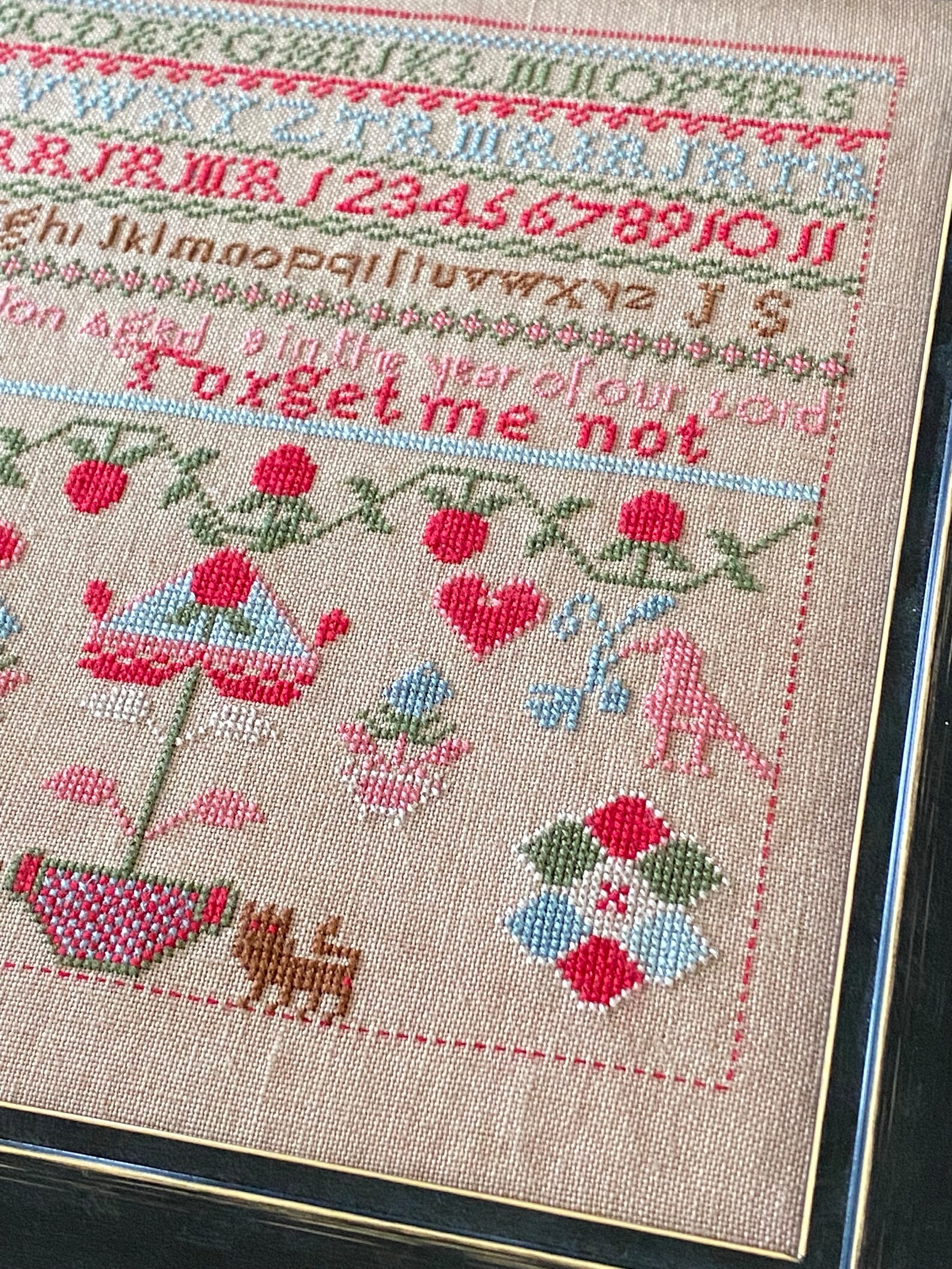 Jane Robson 1855 A Reproduction Antique Sampler Pattern - Etsy