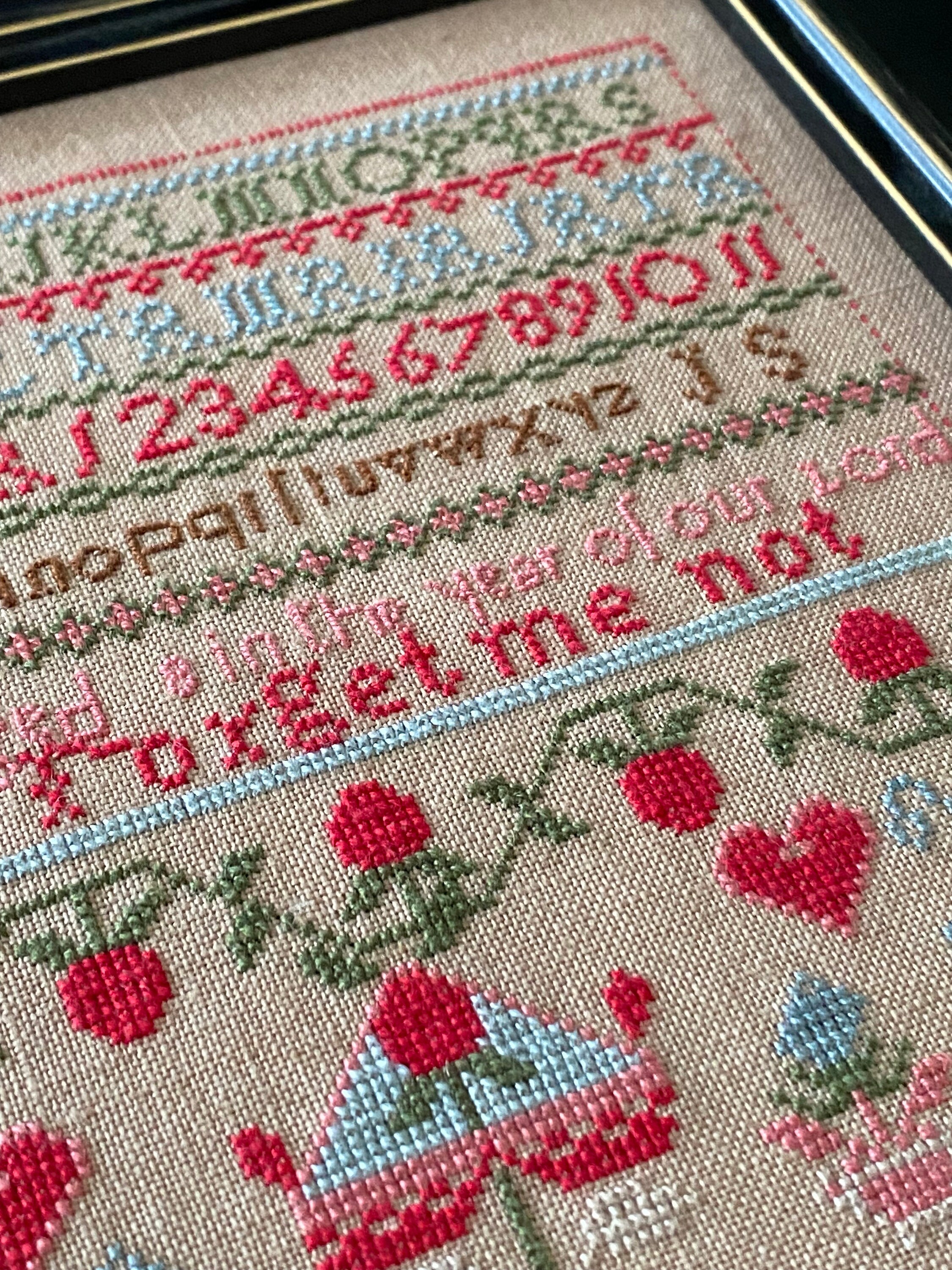 Jane Robson 1855 A Reproduction Antique Sampler Pattern - Etsy
