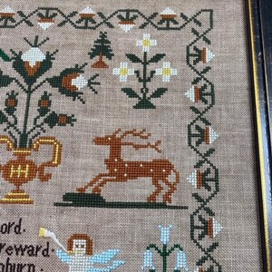 Ellen Bay 1832 A Reproduction Antique Sampler Pattern - Etsy