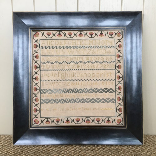 Sarah Dean 1860 Reproduction Antique Sampler Pattern - Etsy UK