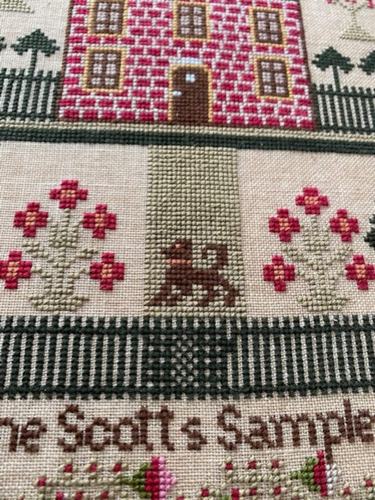 Caroline Scott 1821 A Reproduction Antique Sampler Pattern - Etsy