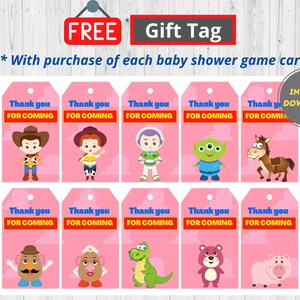 Toy Story the Price is Right Baby Shower Game for Girls | Toy Story ...