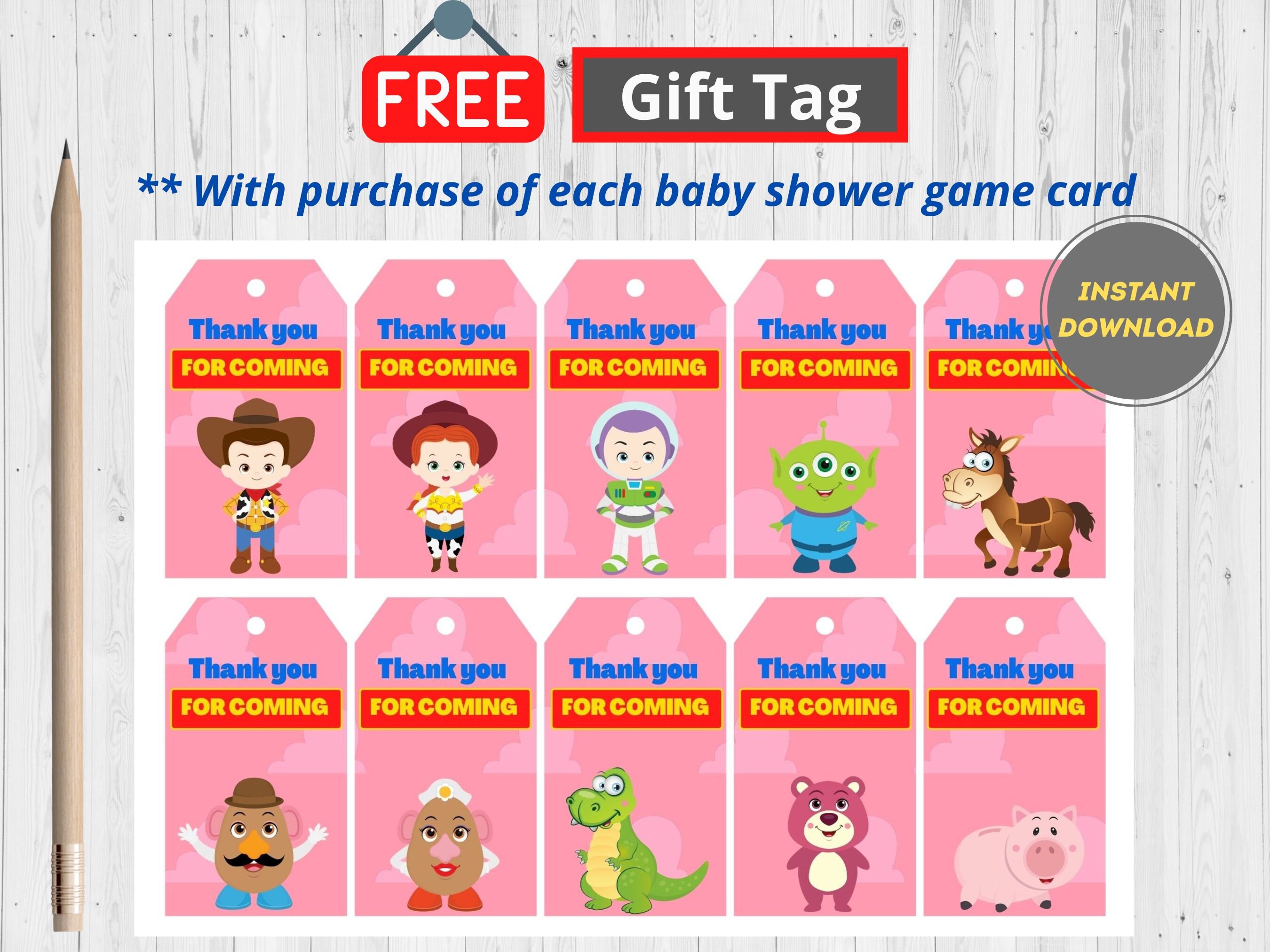 Toy Story the Price is Right Baby Shower Game for Girls | Toy Story ...