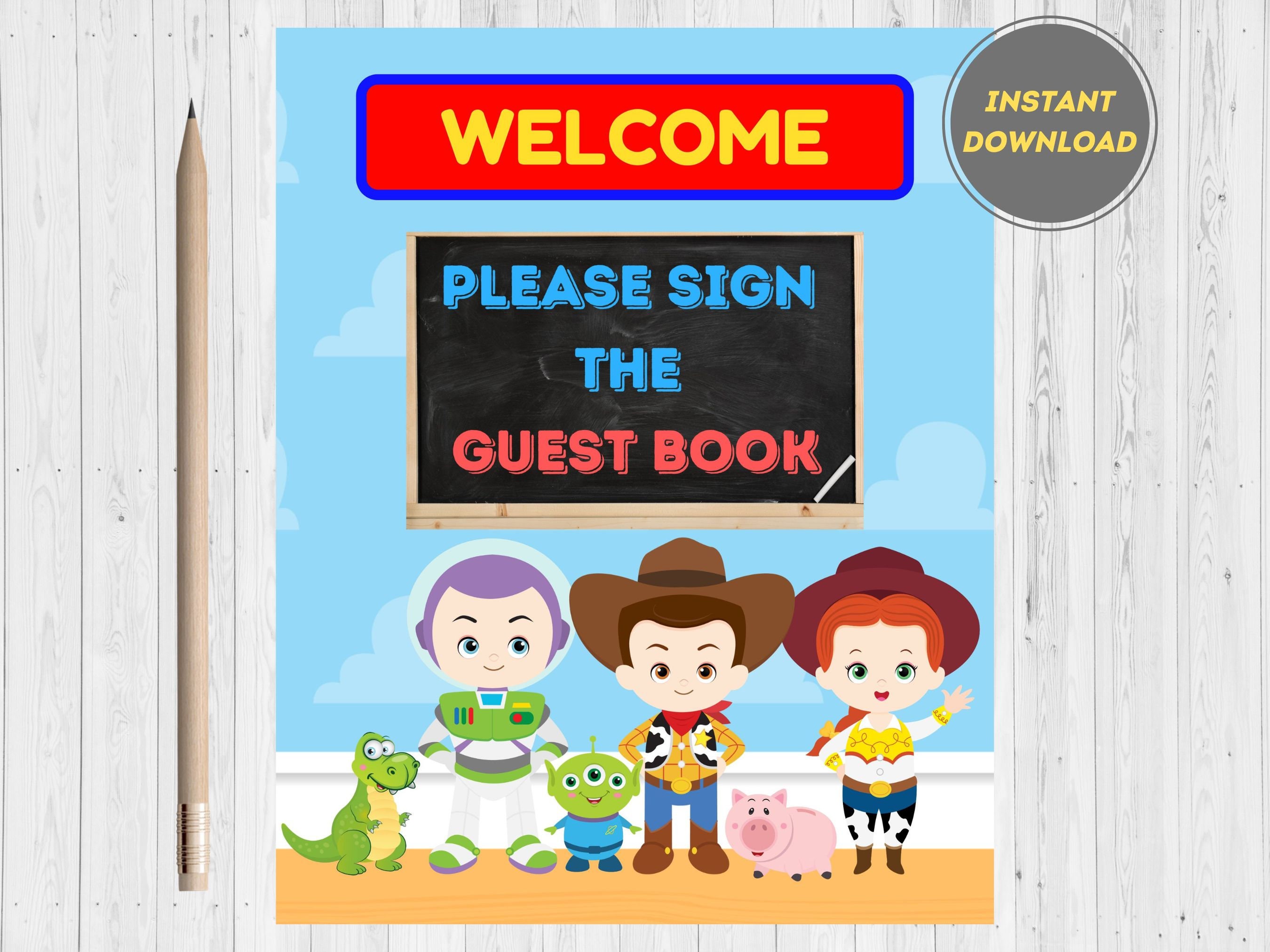 Toy Story 8 Baby Shower Party Table Signs | Toy Story Food Sign | Toy ...