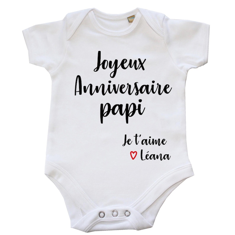 Joyeux Anniversaire Papi Je t'aime Prénom à - Etsy France