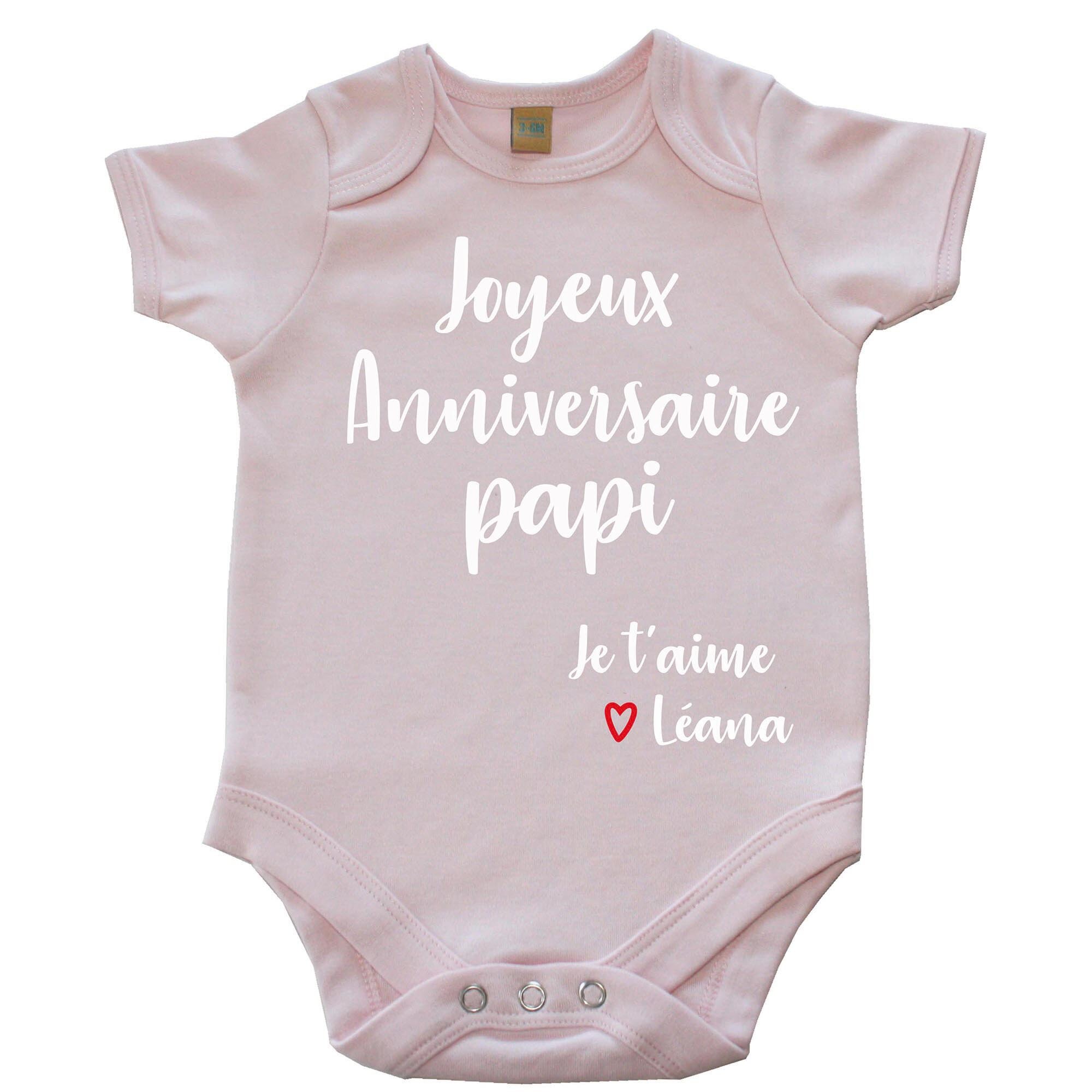 Joyeux Anniversaire Papi Je t'aime Prénom à - Etsy France