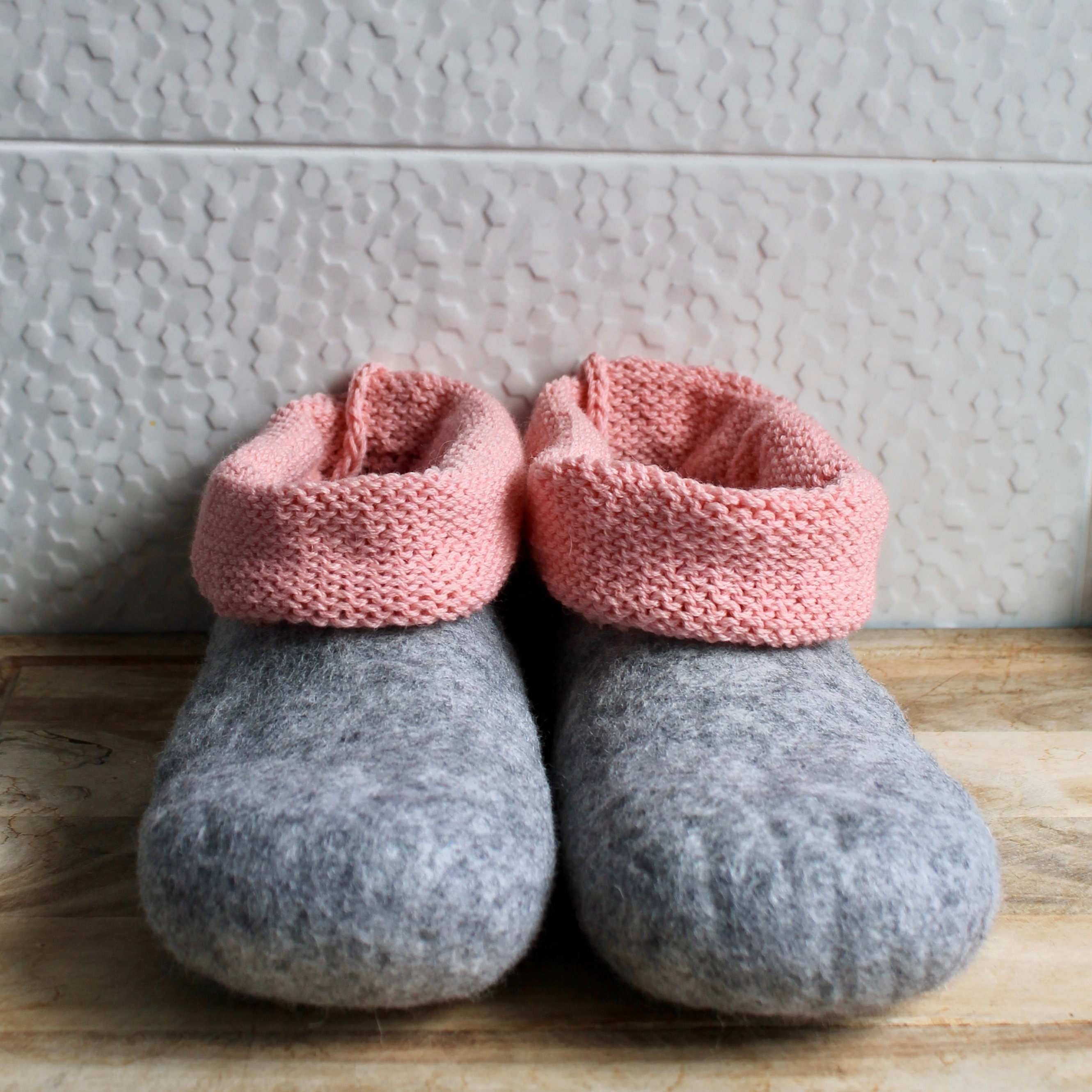 Felted Wool Slipper Tutorial How to Make a Pair of Wool | Etsy