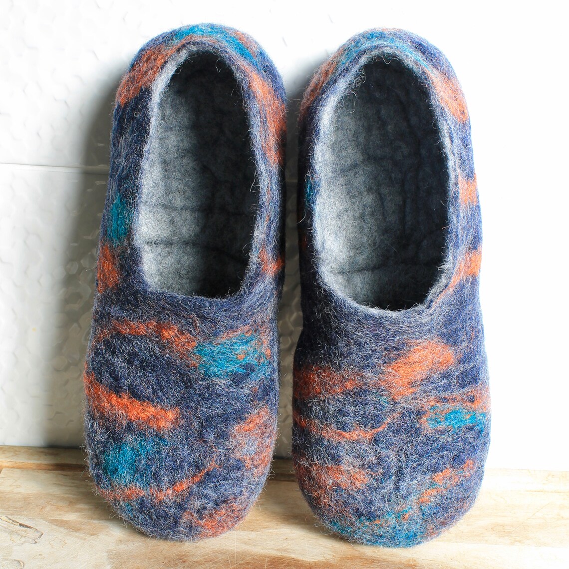 Felted Wool Slipper Tutorial How to Make a Pair of Wool | Etsy