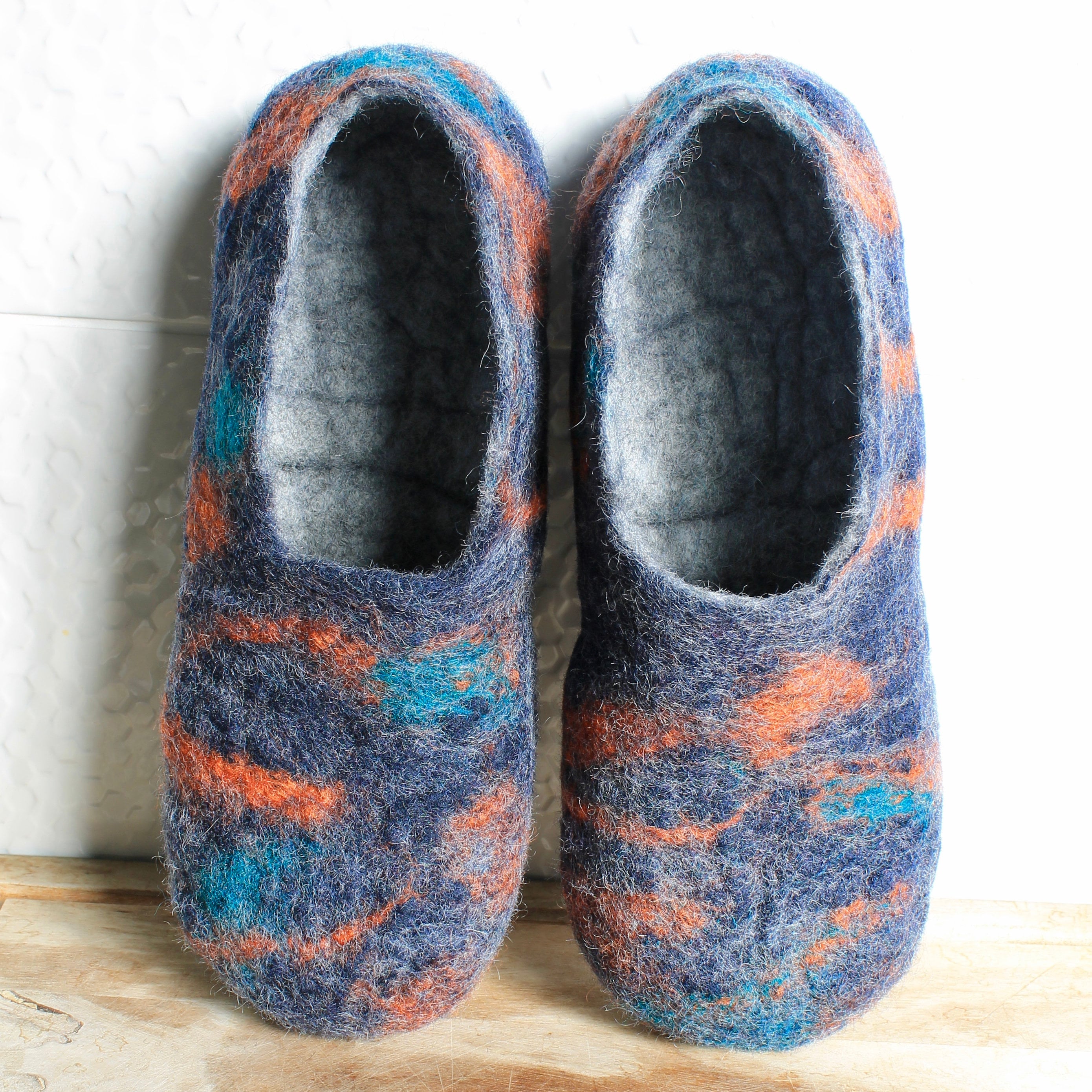 Felted Wool Slipper Tutorial How to Make a Pair of Wool | Etsy