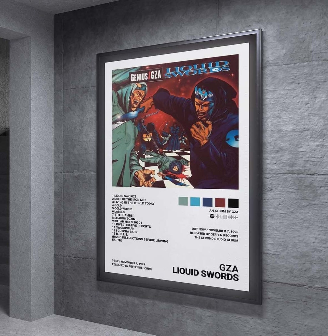GZA Poster Liquid Swords Poster - Etsy Australia