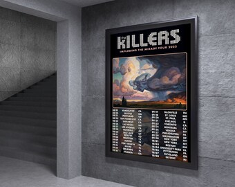 The Killers Tour Poster - Etsy