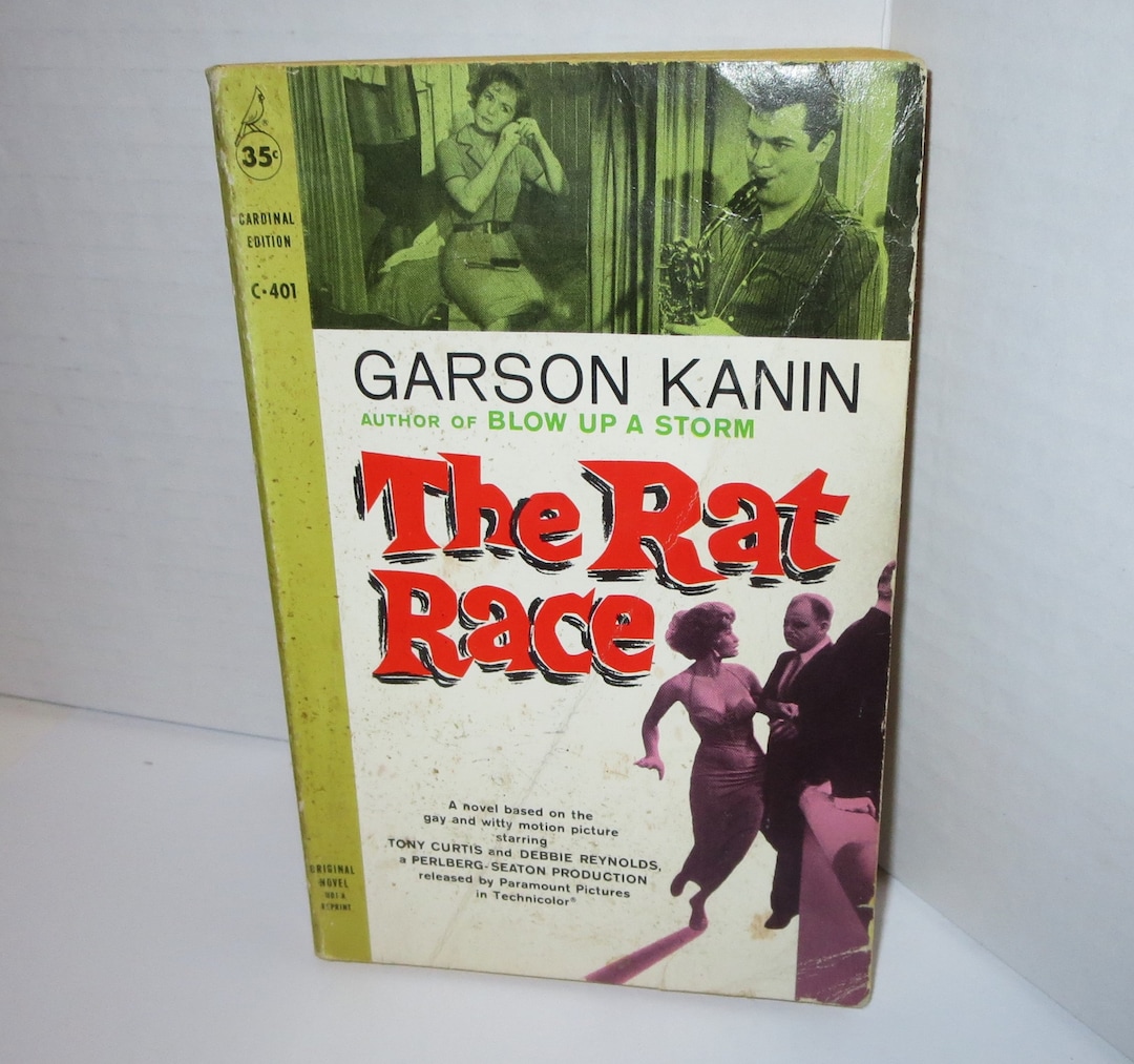 Vintage 1960 Garson Kanin the Rat Race Paperback Book Tony Curtis Movie ...