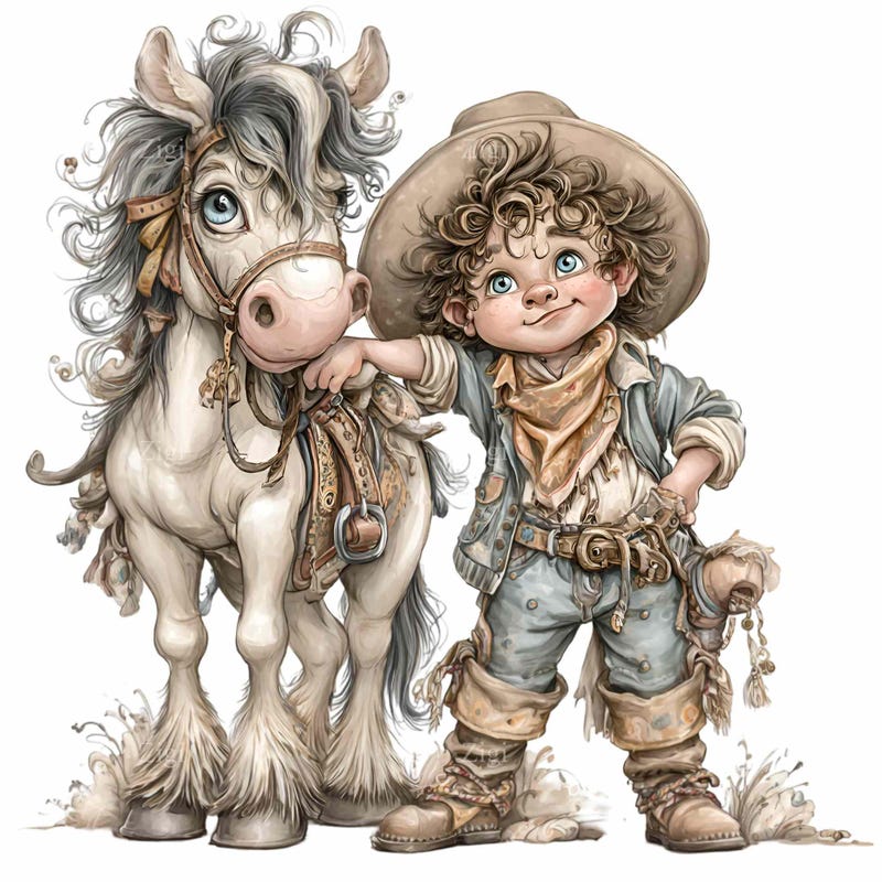 Pony Boy Art - Etsy