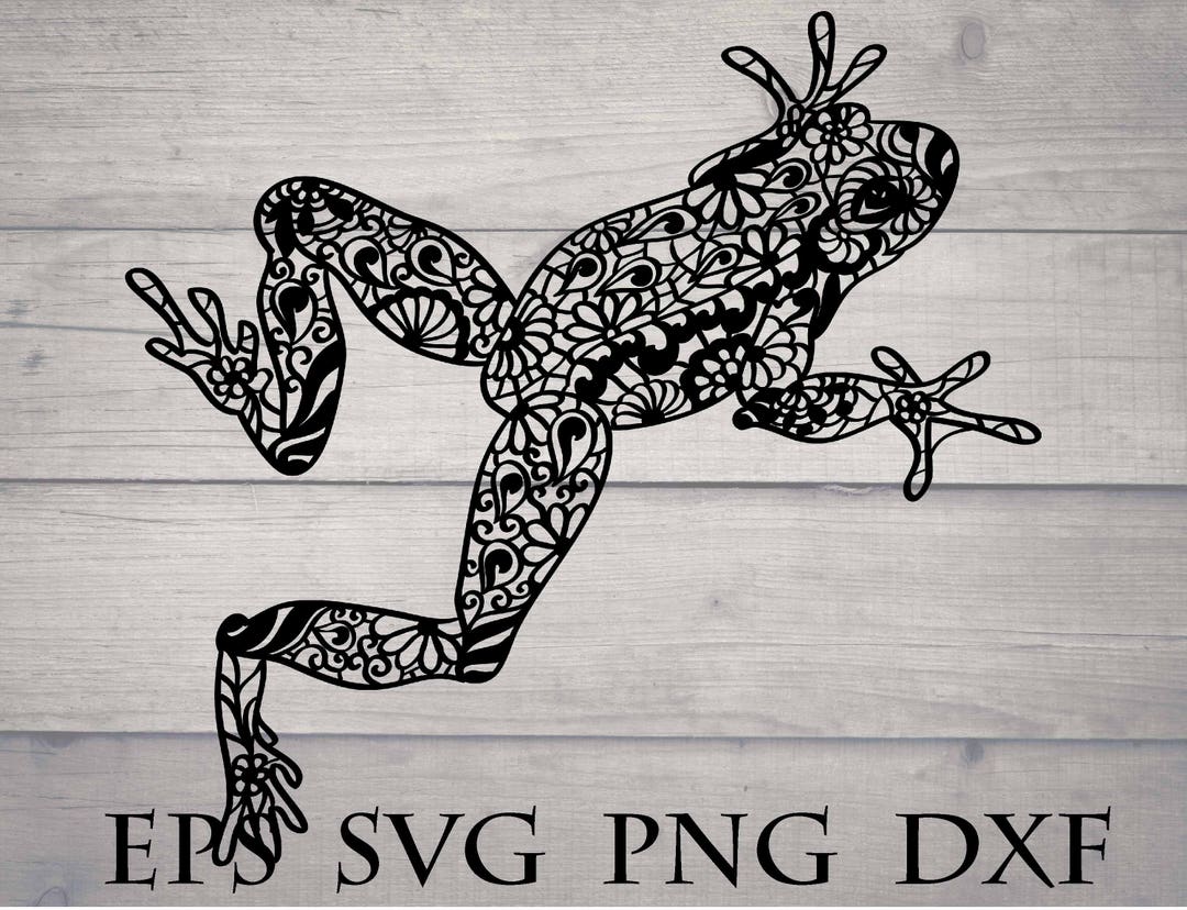 Rana Mandala SVG Rana Linda Svg Sapo Svg Vector de rana - Etsy España