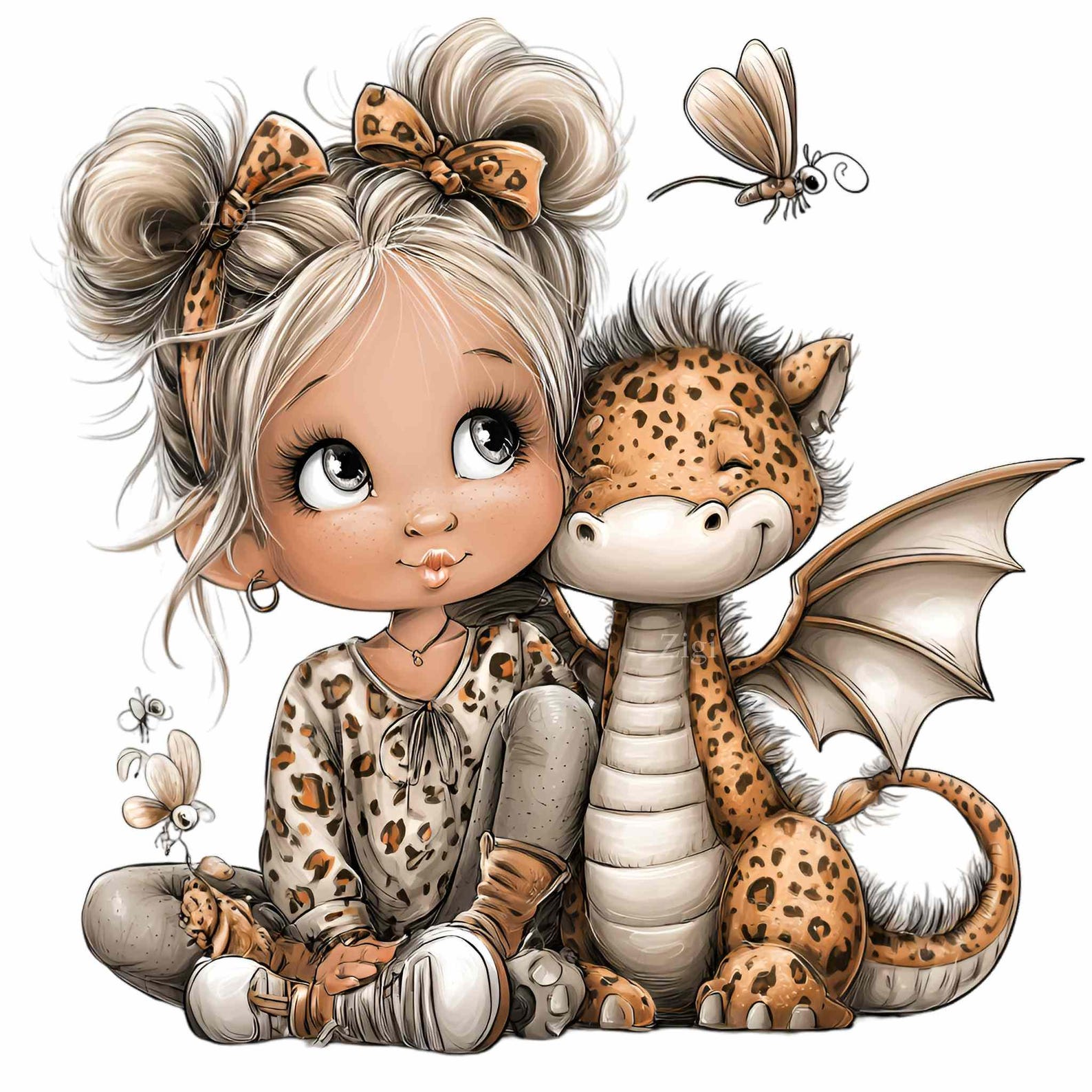 14 PNG Cute Dragon Clipart – Girl With Dragon PNG – Kids Fantasy ...