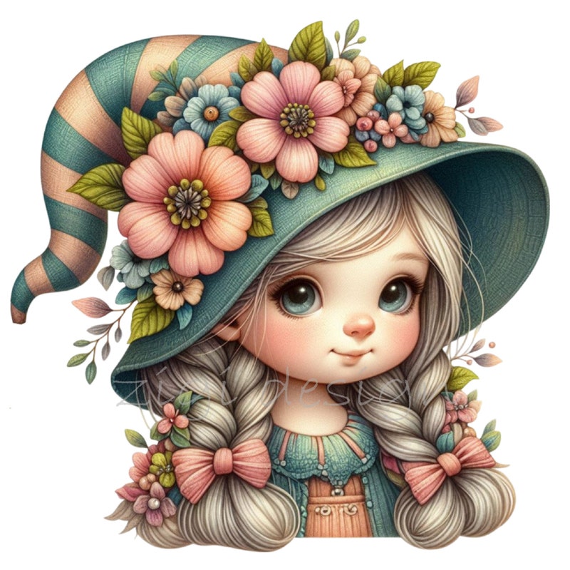 Watercolor Gnomes Clipart - Etsy