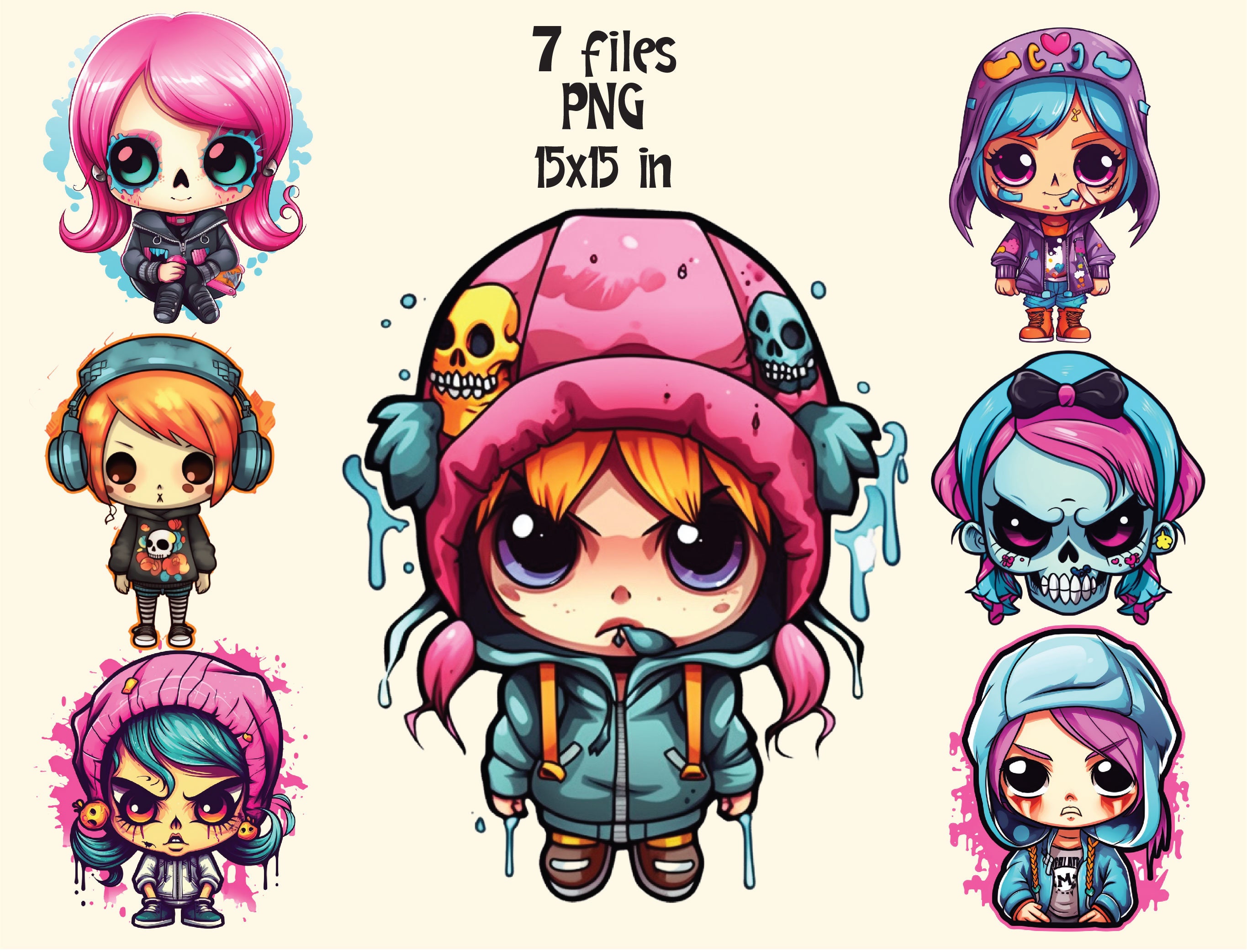 Graffiti Cartoon Characters Girls
