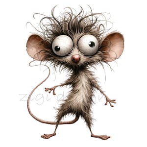 10 Funny Mouse Clipart PNG, Goofy Cartoon Mouse, Crazy Mouse ...