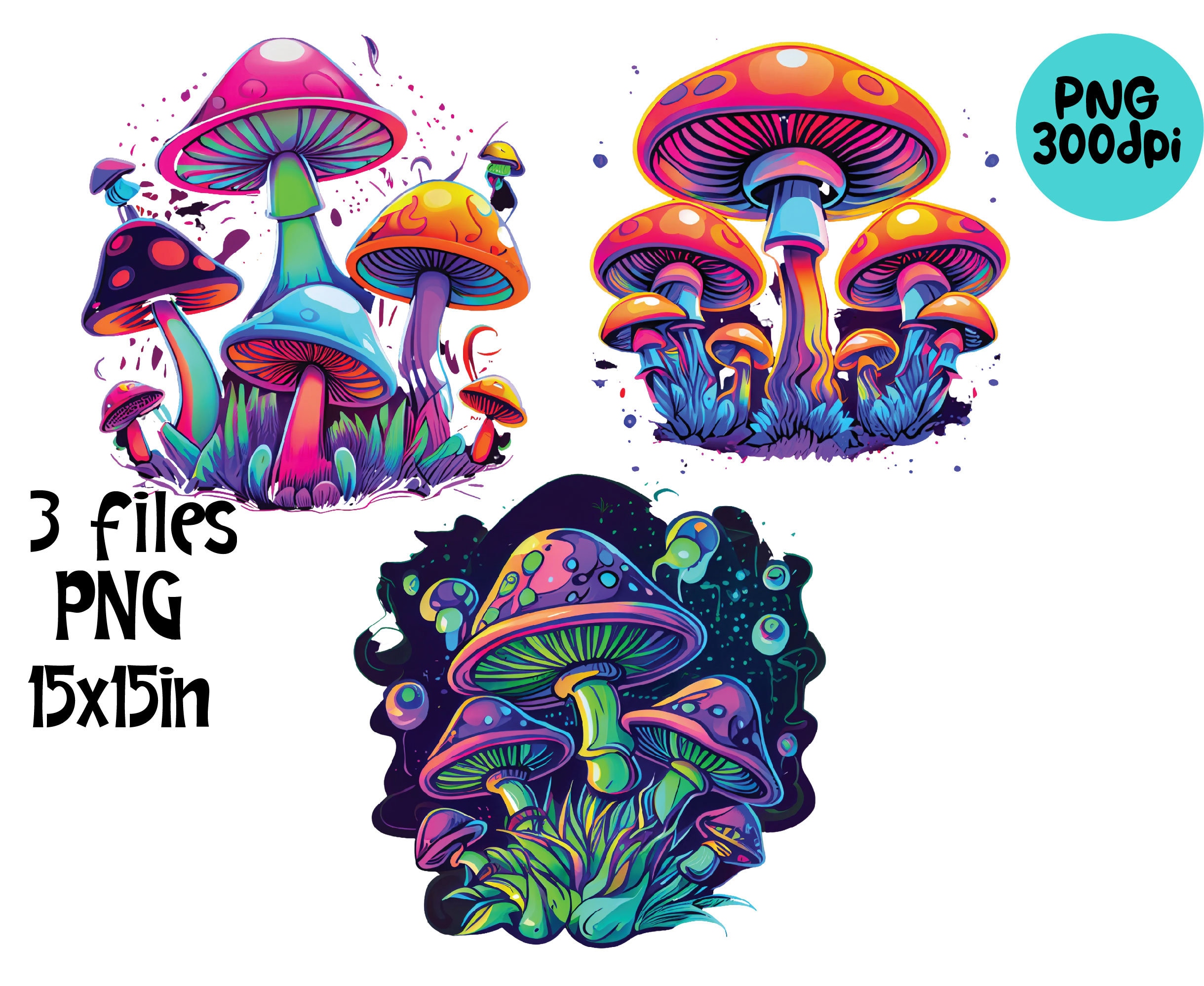 Simple Psychedelic Mushroom Drawings
