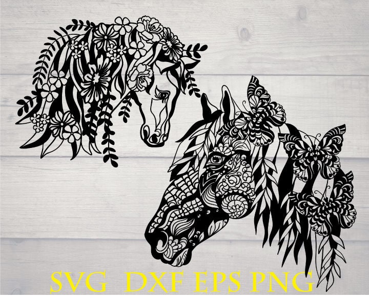 Mandala Horse Svg Bundle Svg - Etsy Canada