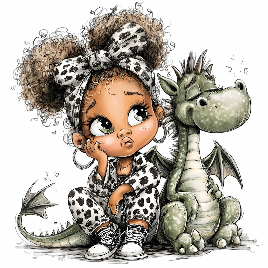 14 PNG Cute Dragon Clipart – Girl With Dragon PNG – Kids Fantasy ...