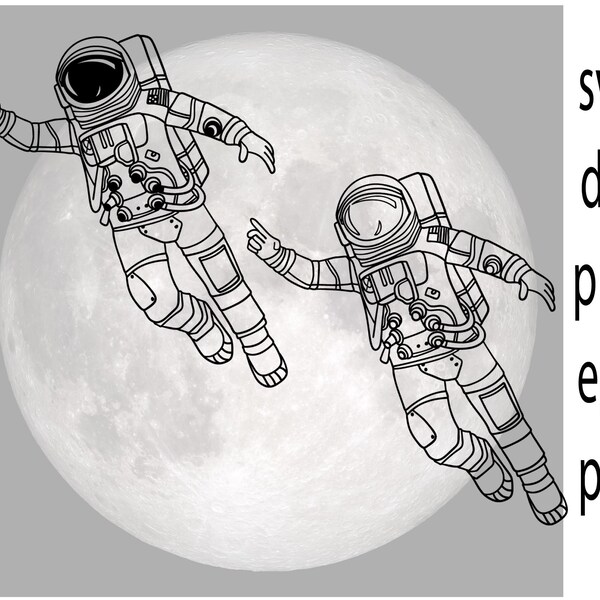 Floating Space Svg - Etsy