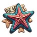 14 PNG Starfish Beach Sign Ocean Sea Waves Clipart - Etsy