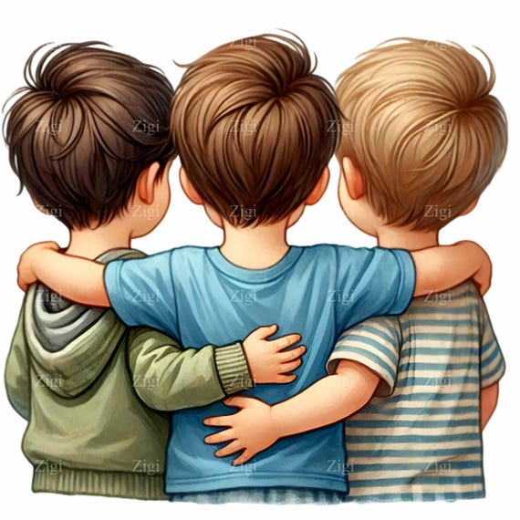 Three Little Boys Cartoon