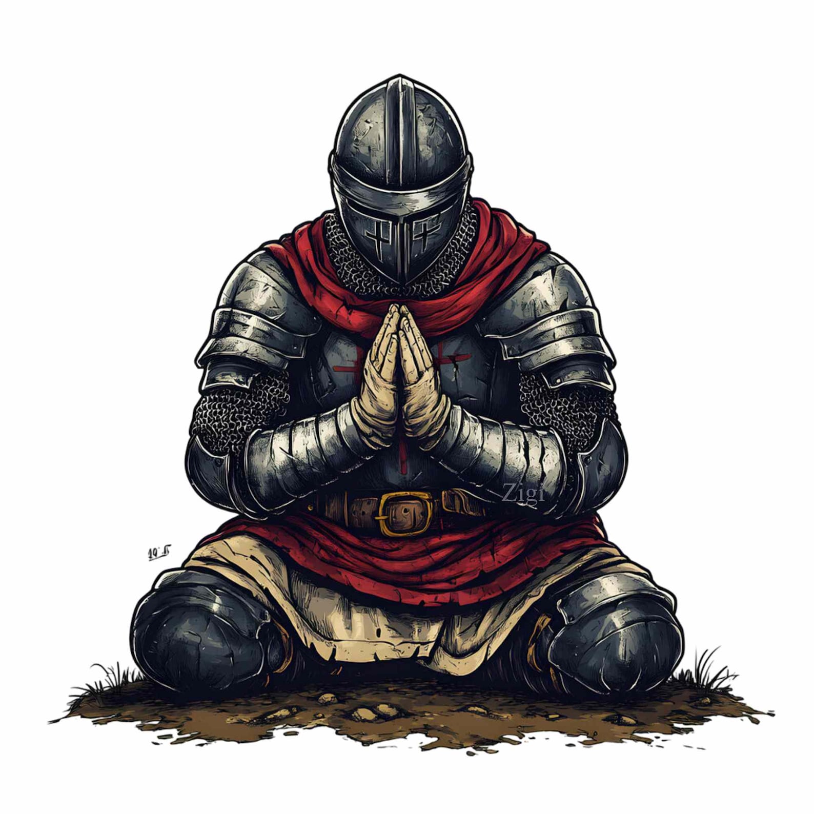 19 PNG Medieval Knight Clipart, Crusader Armor Illustration, Warrior ...